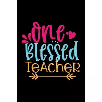 博客來-One Blessed Teacher: Awesome Teacher Journal Notebook - Planner ...