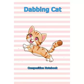 博客來-Dabbing Cat: Notebook 6 x 9 inch With 120 Lined pages