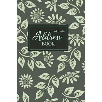 博客來-Address Book with Tabs: Address Book and Notebook - Personal ...