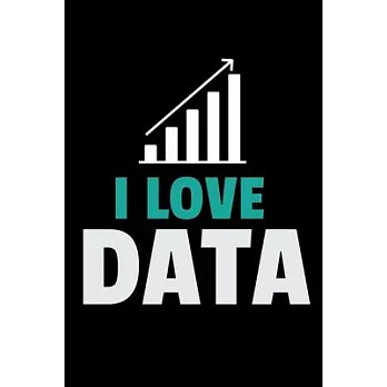 博客來-I Love Data: Blank Lined Journal Gift For Computer Data Science ...
