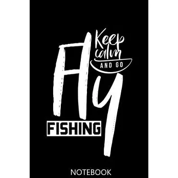 博客來-Fly Fisher: A 100 Page Notebook of College Ruled Interior