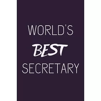 博客來-World’’s best secretary: novelty secretary notebook 6＂x9＂