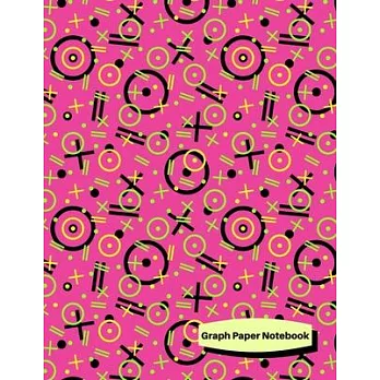 博客來-Graph Paper Notebook: 80s 90s Retro Themed - 5x5 Ruled - Large (8.5 ...
