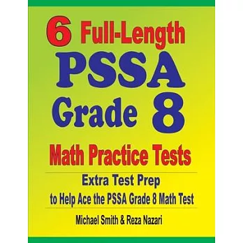 博客來-6 Full-Length PSSA Grade 8 Math Practice Tests: Extra Test Prep to ...