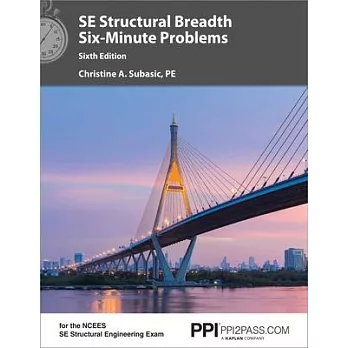 博客來-Ppi2pass Se Structural Breadth Six-Minute Problems, 6th Edition ...