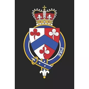 博客來-Pike: Pike Coat of Arms and Family Crest Notebook Journal (6 x 9 ...