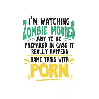 博客來-Notebook: Zombie Sex Porn Single Flirt Film Funny Gift 120 Pages ...