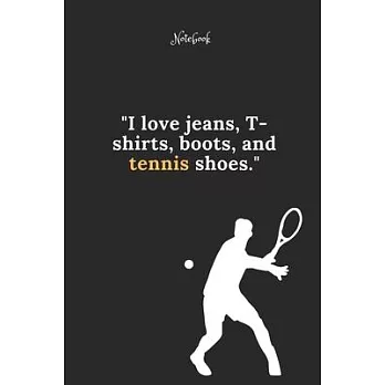 博客來-Tennis Notebook Quote 99 Notebook For Tennis Fans and Lovers: Lined ...
