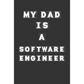 博客來-My Dad Is a Software engineer: Lined Notebook / Journal Gift, 120 ...