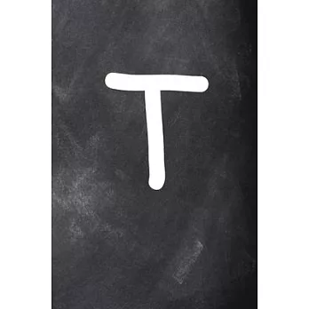 博客來-2020 Daily Planner Monogram T Personalized T Chalkboard 388 Pages ...