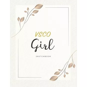博客來-VSCO GIRL SketchBook: Cute Notebook for Drawing, Writing, Painting ...