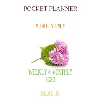 博客來-Pocket Planner Monthly Only: Weekly Monthly Planner 2020: 2020 ...