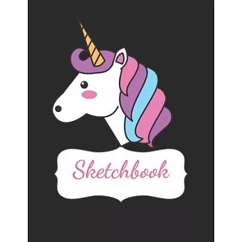 博客來-My Cute Unicorn Sketch Book: Unicorn NoteBookand Sketchbook For Girls - 120+ Pages Of ...