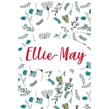 博客來-Ellie-May: ⭐ 6x9 Lined notebook Journal - 120 pages - Personalized ...