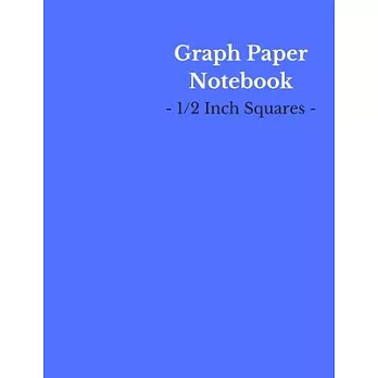 博客來-Graph Paper Notebook: 1/2 Inch Squares - Large (8.5 x 11 Inch ...