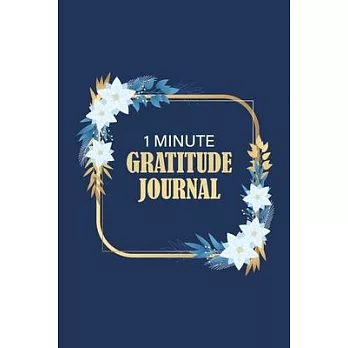 博客來-1 Minute Gratitude Journal: Interactive journaling book to ...