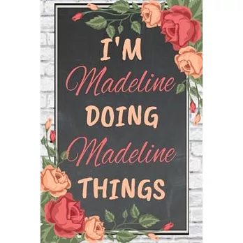 博客來-I’’m Madeline Doing Madeline Things personalized name notebook for ...