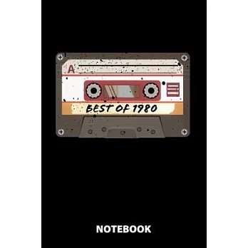 博客來-Best Of 1980 Notebook: 100 Graph Ruled Pages - 6x9 Inches - Graph ...