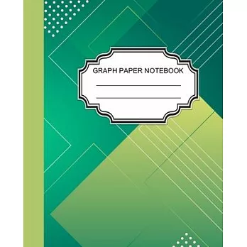 博客來-Graph Paper Notebook: Graph Ruled Paper Notebook Journal / Green ...
