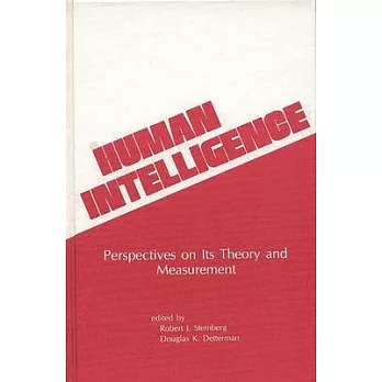 博客來-Human Intelligence: Perspectives on Its Theory and Measurement