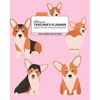 博客來-Ultimate Teacher’’s Planner: Cute Corgi Theme Makes This a Perfect ...