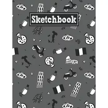 博客來-Sketchbook: 8.5 x 11 Notebook for Creative Drawing and Sketching ...