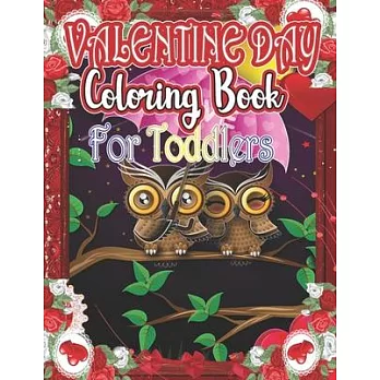 博客來-Valentine Day Coloring Book for Toddlers: Valentines Day Color Book ...