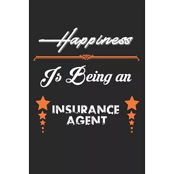博客來-Happiness Is Being an Insurance Agent: Insurance Agent Lined ...