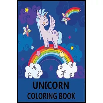 博客來-Unicorn coloring book: Coloring Book with Magical Animals, Cute ...