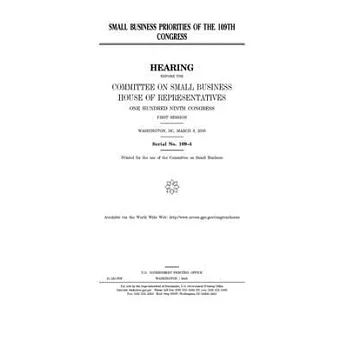 博客來-Small business priorities of the 109th Congress