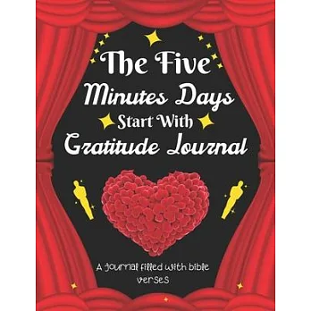 博客來-The Five Minutes Days Start With Gratitude Journal A journal filled ...