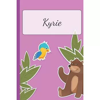 博客來-Kyrie: Personalized Name Notebook for Girls - Custemized 110 Dot ...