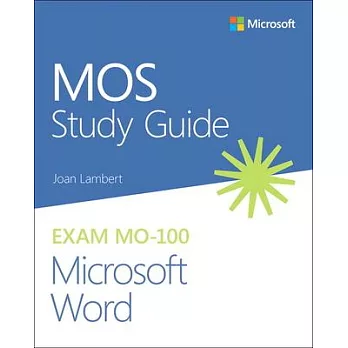 博客來-Mos 2019 Study Guide for Microsoft Word