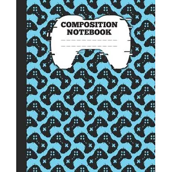 博客來-Composition Notebook: funny Gamer Gift wide ruled Composition ...