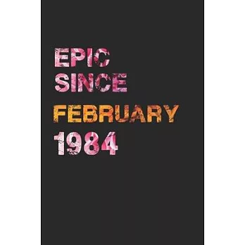 博客來-Epic Since February 1984: Awesome ruled notebook