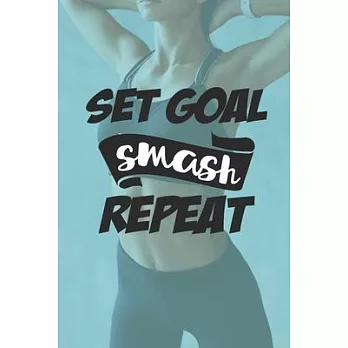 博客來-Set Goal Smash Repeat: Compact Weight Loss Workbook & Wellness ...