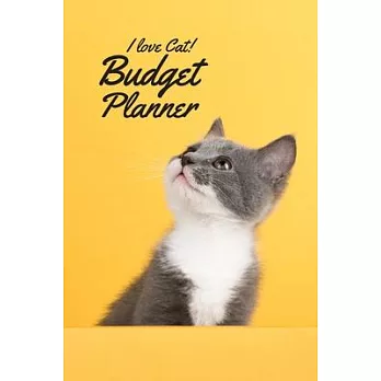 博客來-I love cat! Budget Planner: Monthly financial planning budget log ...