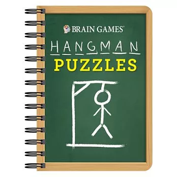 博客來-Mini Brain Games Hangman Puzzles