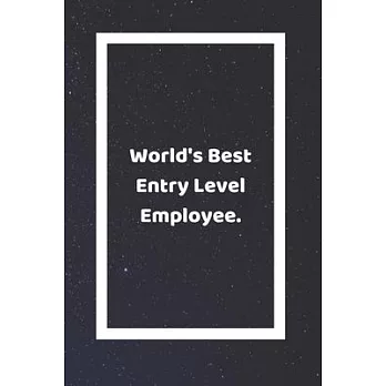 博客來-World’’s Best Entry Level Employee: Funny White Elephant Gag Gifts ...