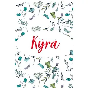 博客來-Kyra: ⭐ 6x9 Lined notebook Journal - 120 pages - Personalized Gift ...