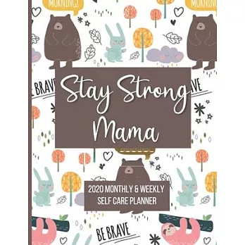 博客來-Stay Strong Mama: Monthly and weekly planner 2020 for Special Needs ...