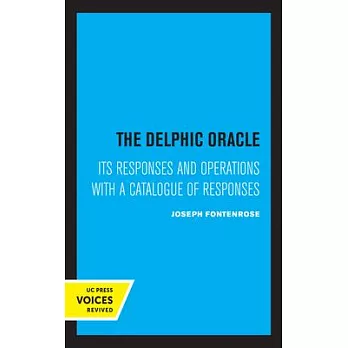 博客來-The Delphic Oracle: Its Responses and Operations with a Catalogue ...