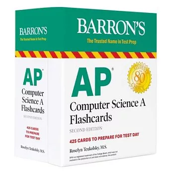 博客來-AP Computer Science a Flashcards: 425 Cards to Prepare for Test Day
