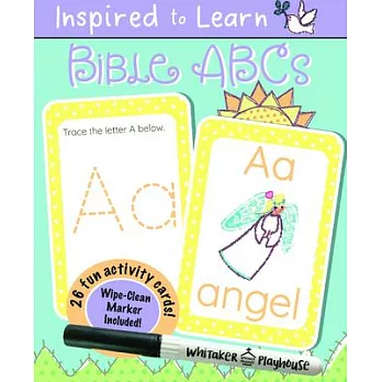 博客來-Bible ABCs: Wipe-Clean Flash Card Set