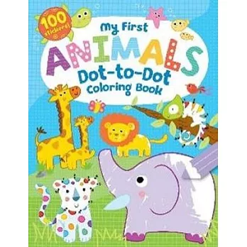 博客來-My First Animals Dot-To-Dot Coloring Book