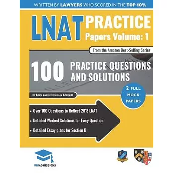 博客來-LNAT Practice Papers Volume One: 2 Full Mock Papers, 100 Questions ...