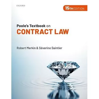 博客來-Poole’’s Textbook on Contract Law