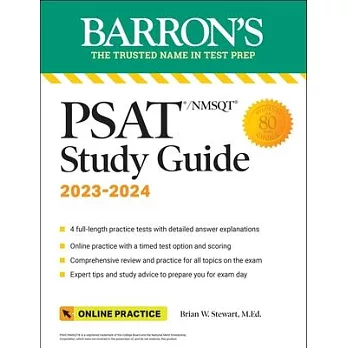 博客來-Psat/NMSQT Study Guide, 2022-2023: 4 Practice Tests + Comprehensive ...