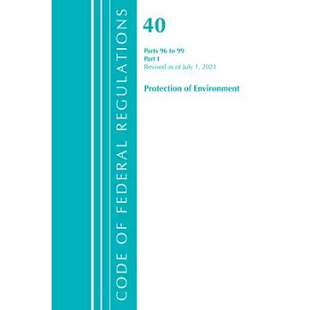博客來-Code of Federal Regulations, Title 40 Protection of the Environment ...