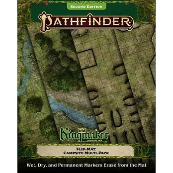 博客來-Pathfinder Flip-Mat: Kingmaker Adventure Path Campsite Multi-Pack